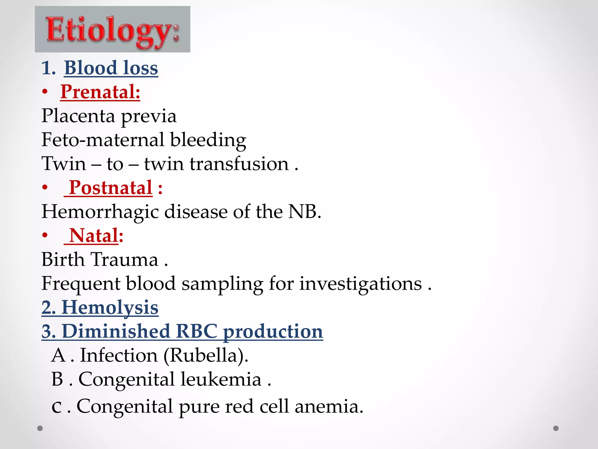 Neonatal hematological disorders | PPTX