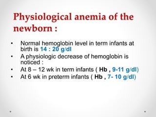Neonatal hematological disorders | PPTX