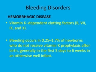 Neonatal hematologic conditions | PPTX | Pregnancy | Reproductive Health
