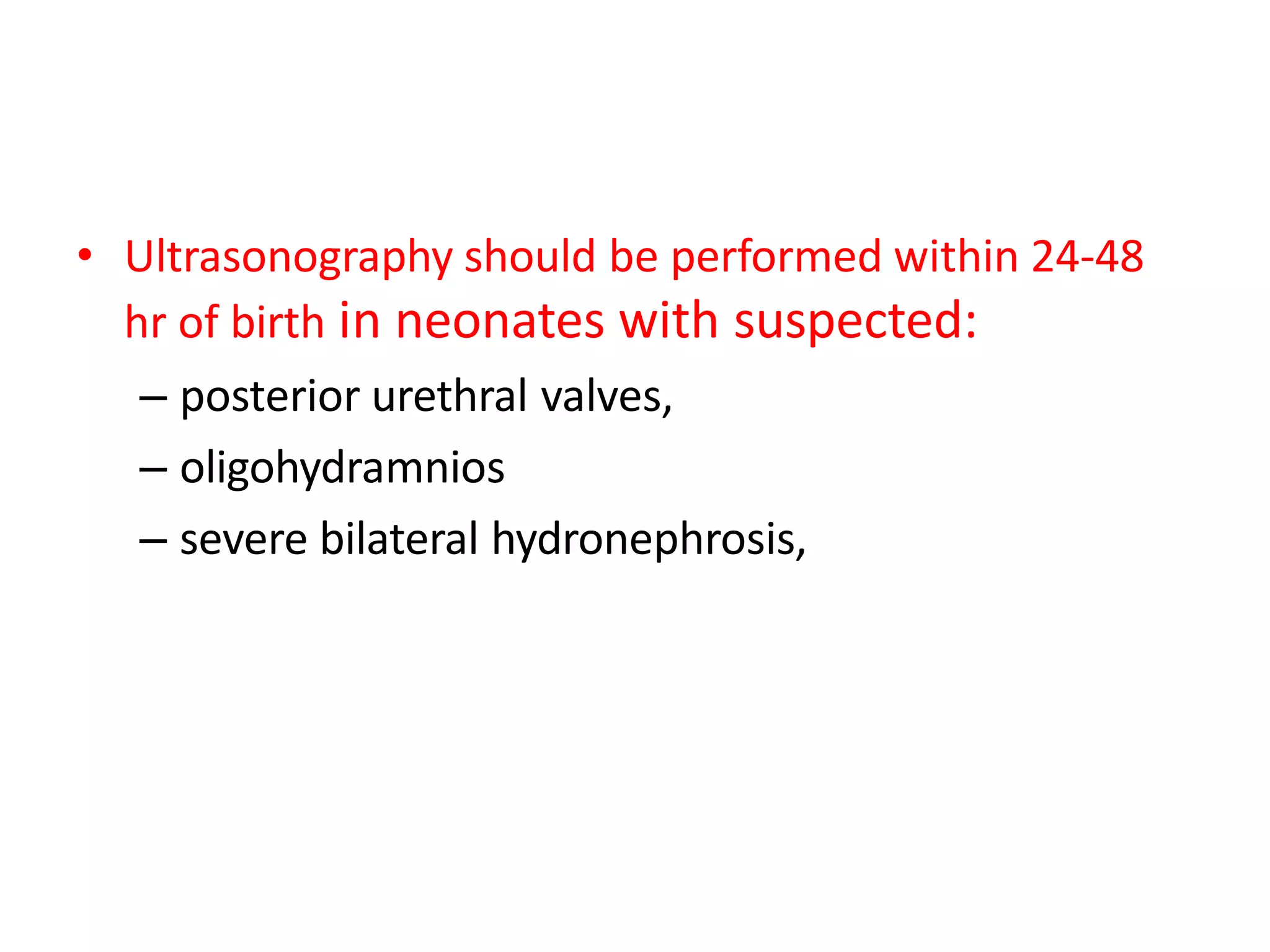 Neonatal hydronephrosis | PPTX