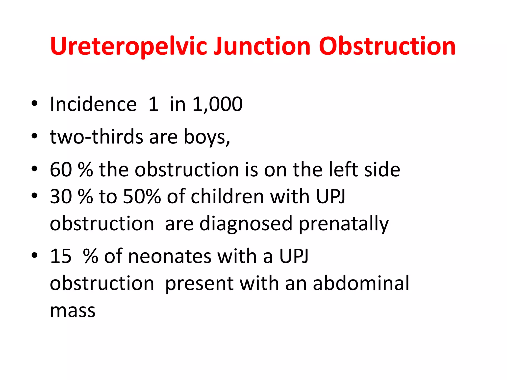 Neonatal hydronephrosis | PPTX
