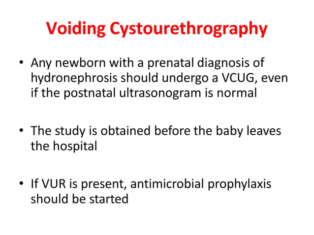 Neonatal hydronephrosis | PPTX