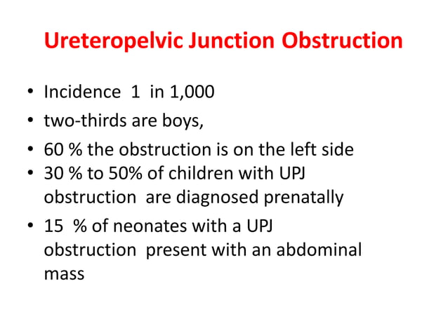 Neonatal hydronephrosis | PPTX