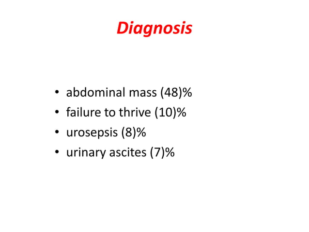 Neonatal hydronephrosis | PPTX