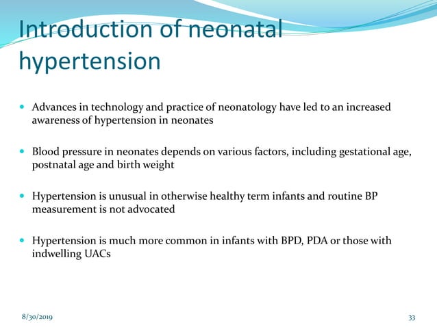 Neonatal hypertension | PPT
