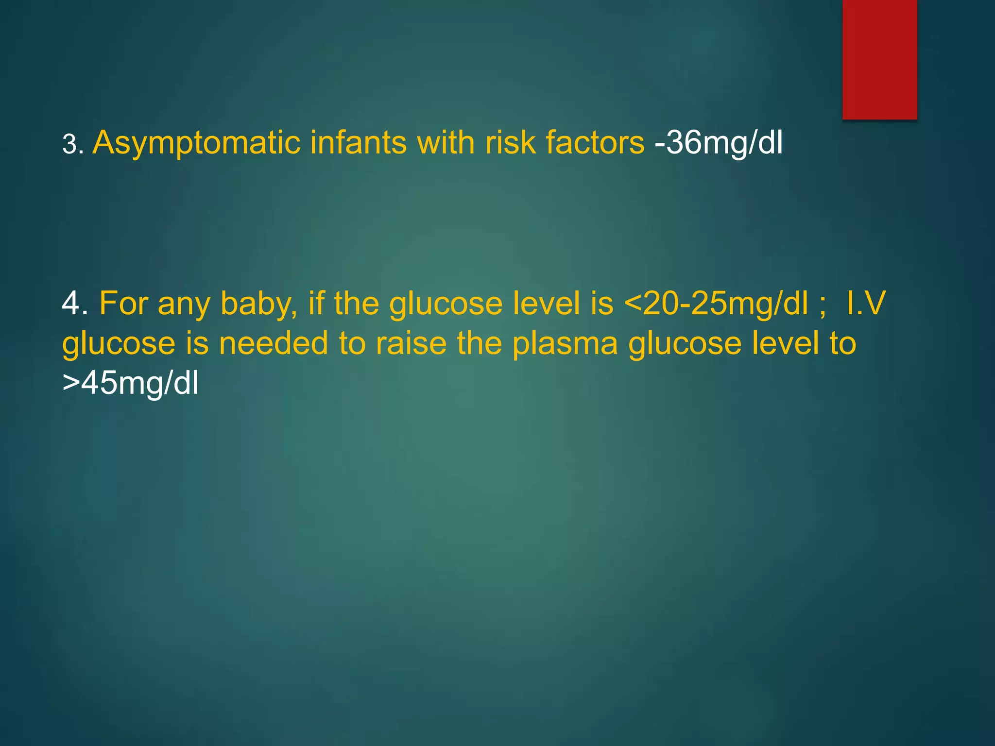 Neonatal hypoglycemia | PPTX