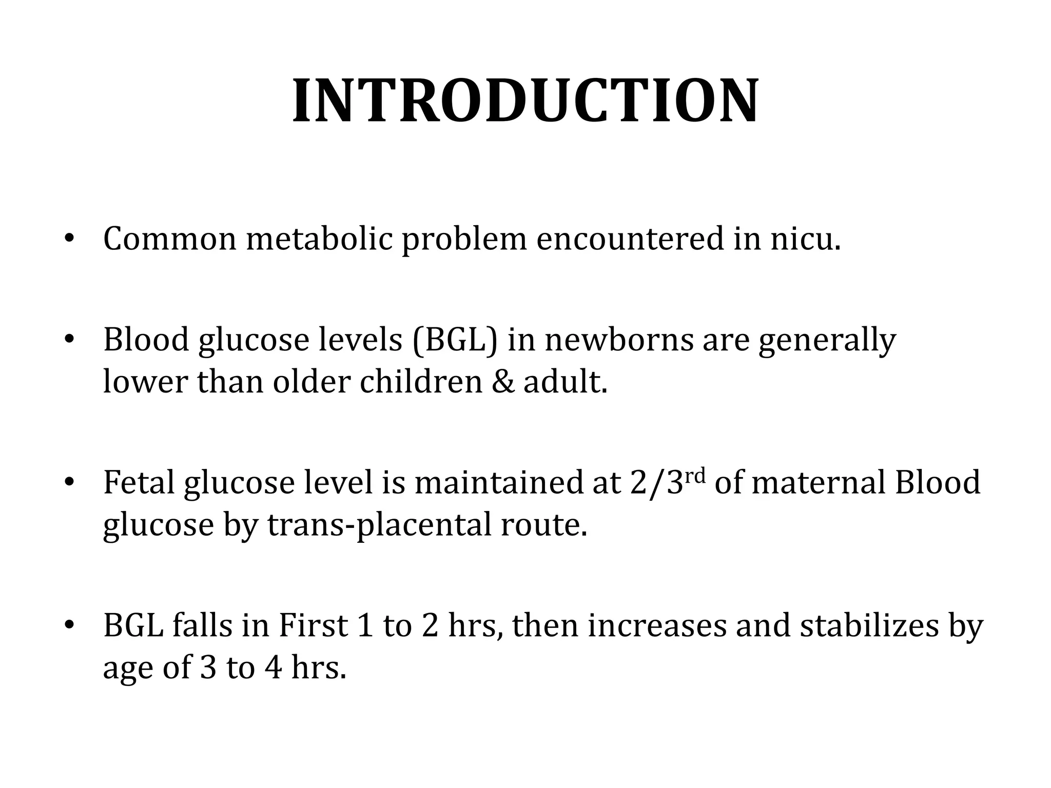 Neonatal hypoglycemia arif | PPTX