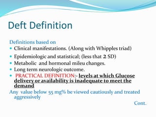 Neonatal hypoglycemia | PPTX | Pregnancy | Reproductive Health
