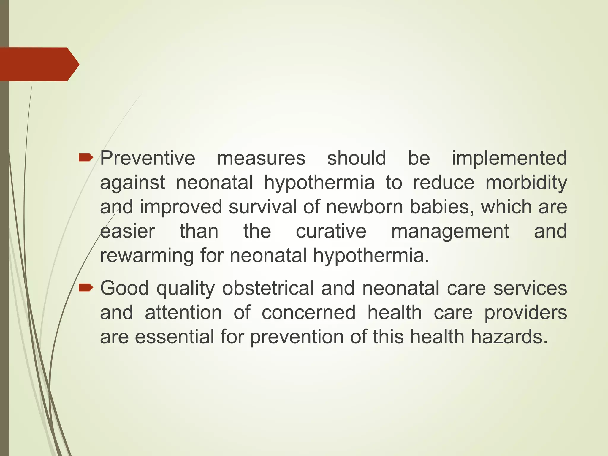 Neonatal hypothermia | PPTX