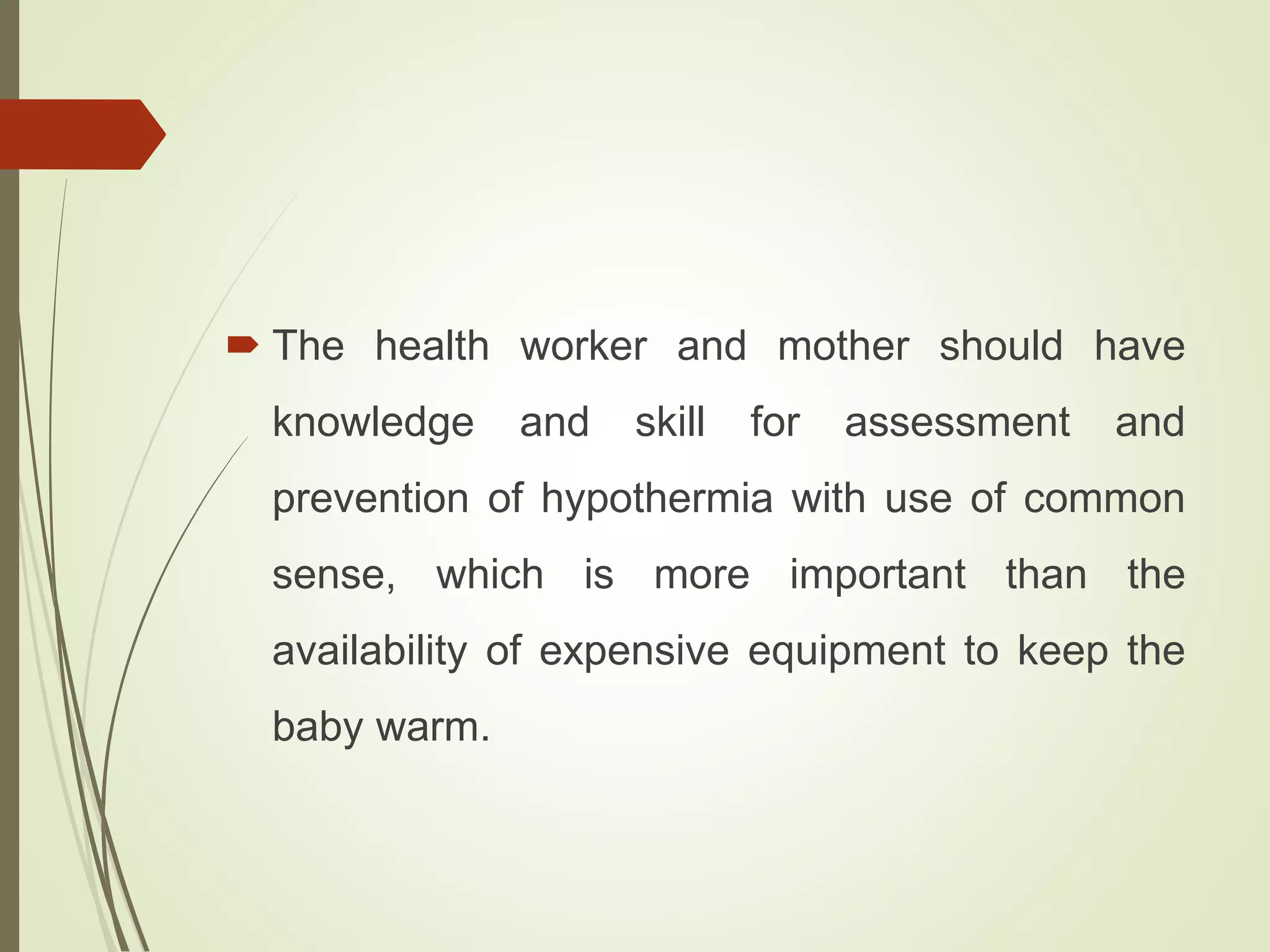 Neonatal hypothermia | PPTX