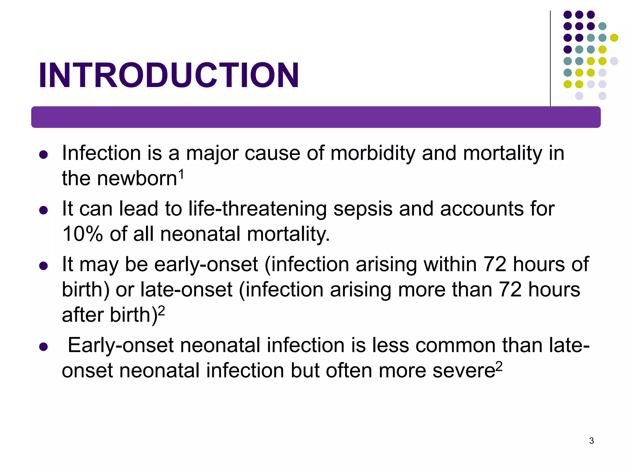 Neonatal infections | PDF