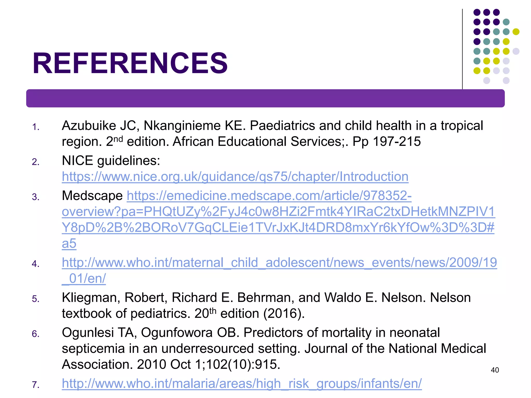 Neonatal infections | PDF