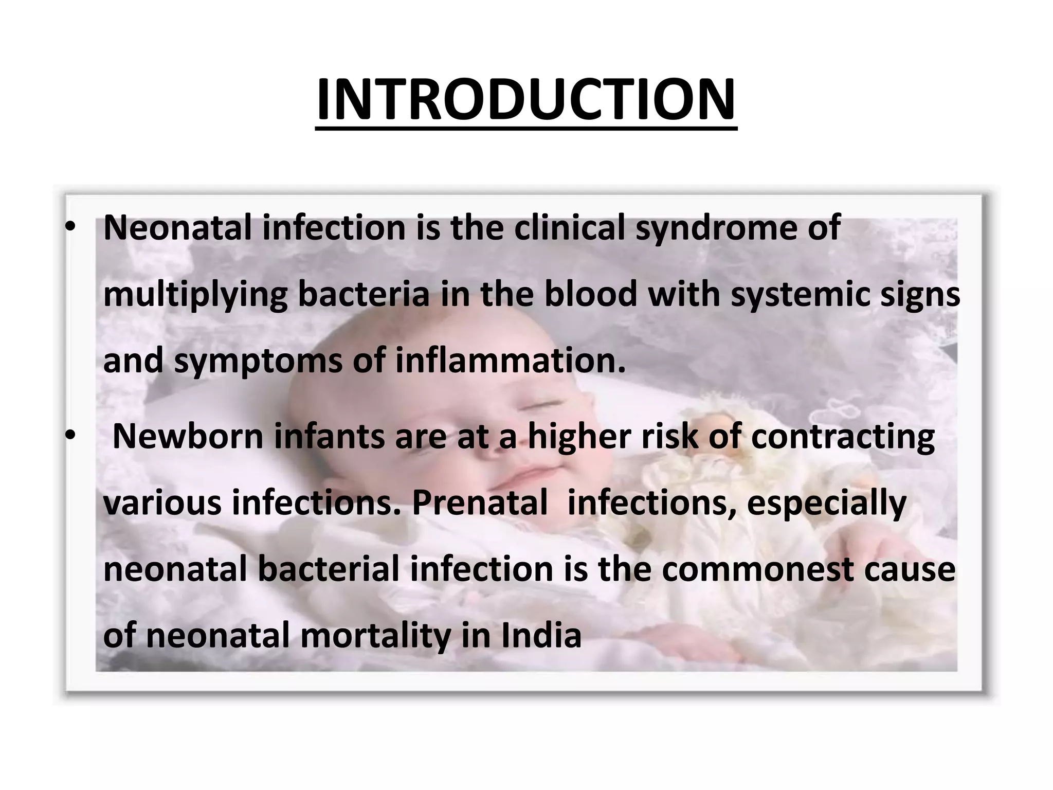 Neonatal infections | PPTX | Pregnancy | Reproductive Health