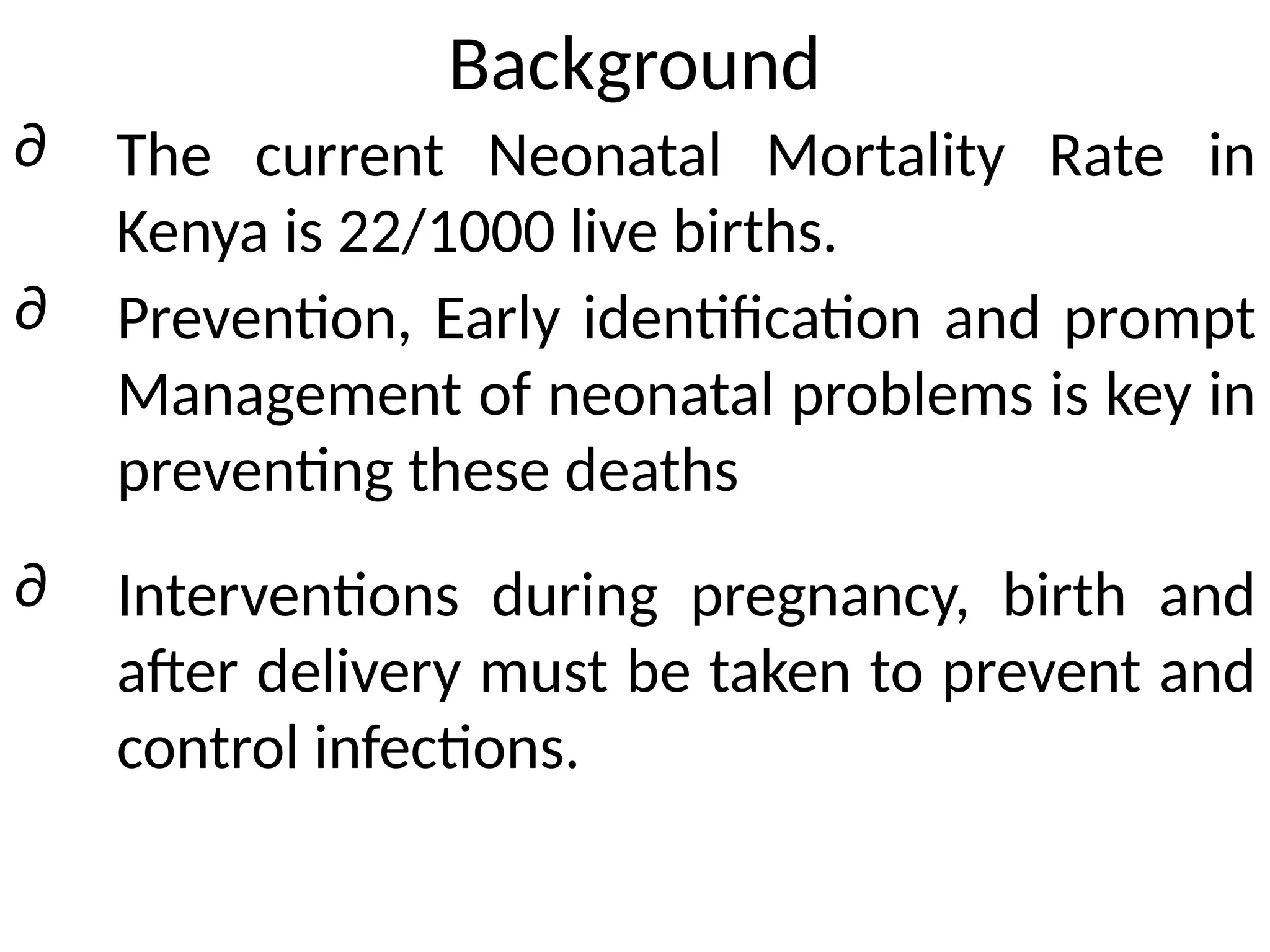 neonatal infections presentation in the newborn unit | PPTX