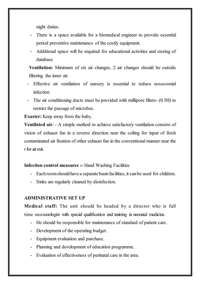 Neonatal intensive care unit nicu | DOCX