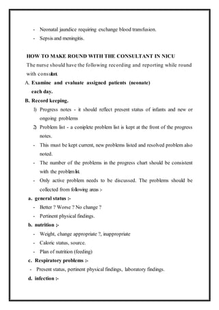 Neonatal intensive care unit nicu | DOCX