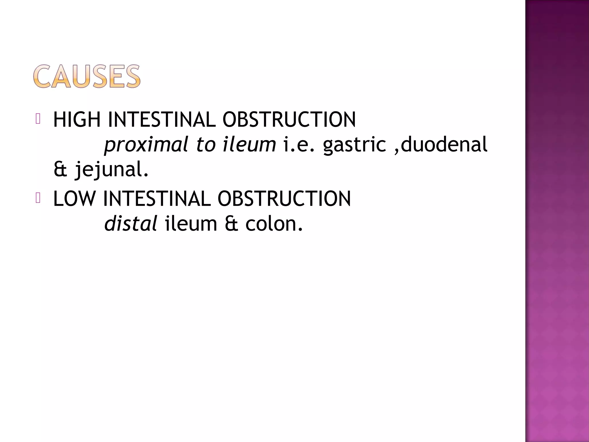 Neonatal intestinal obstruction | PPT