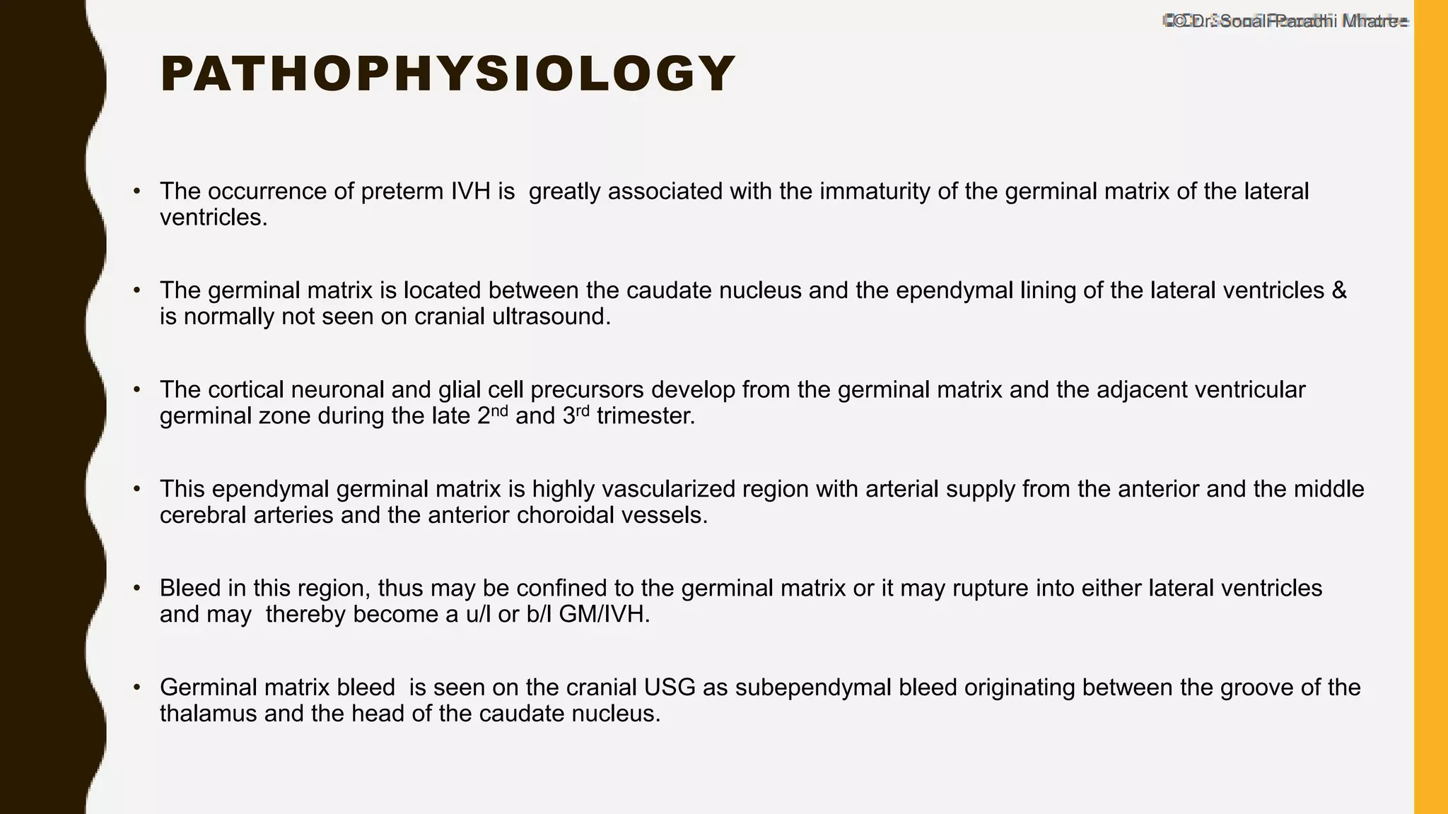 Neonatal Intracranial Hemorrhage - by dr. Sonali Mhatre | PPTX