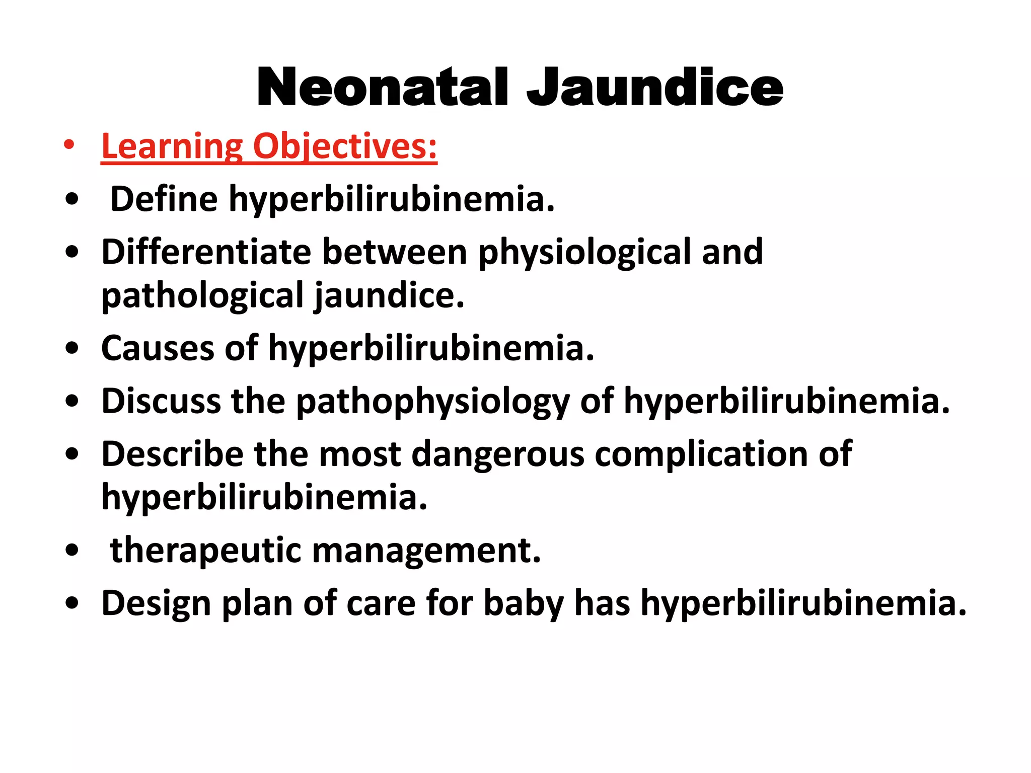 Neonatal jaundice | PPT