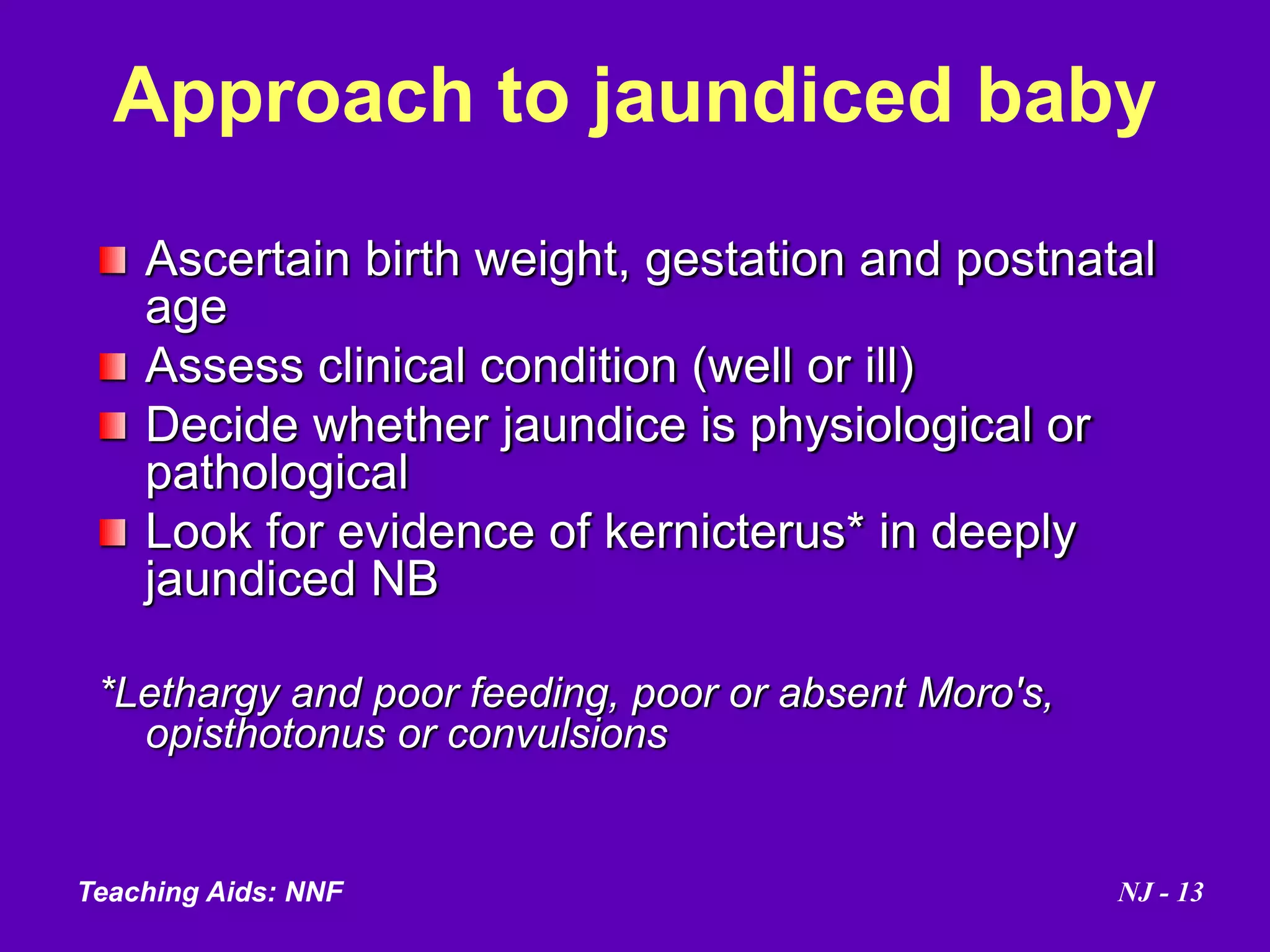Neonatal jaundice | PPTX