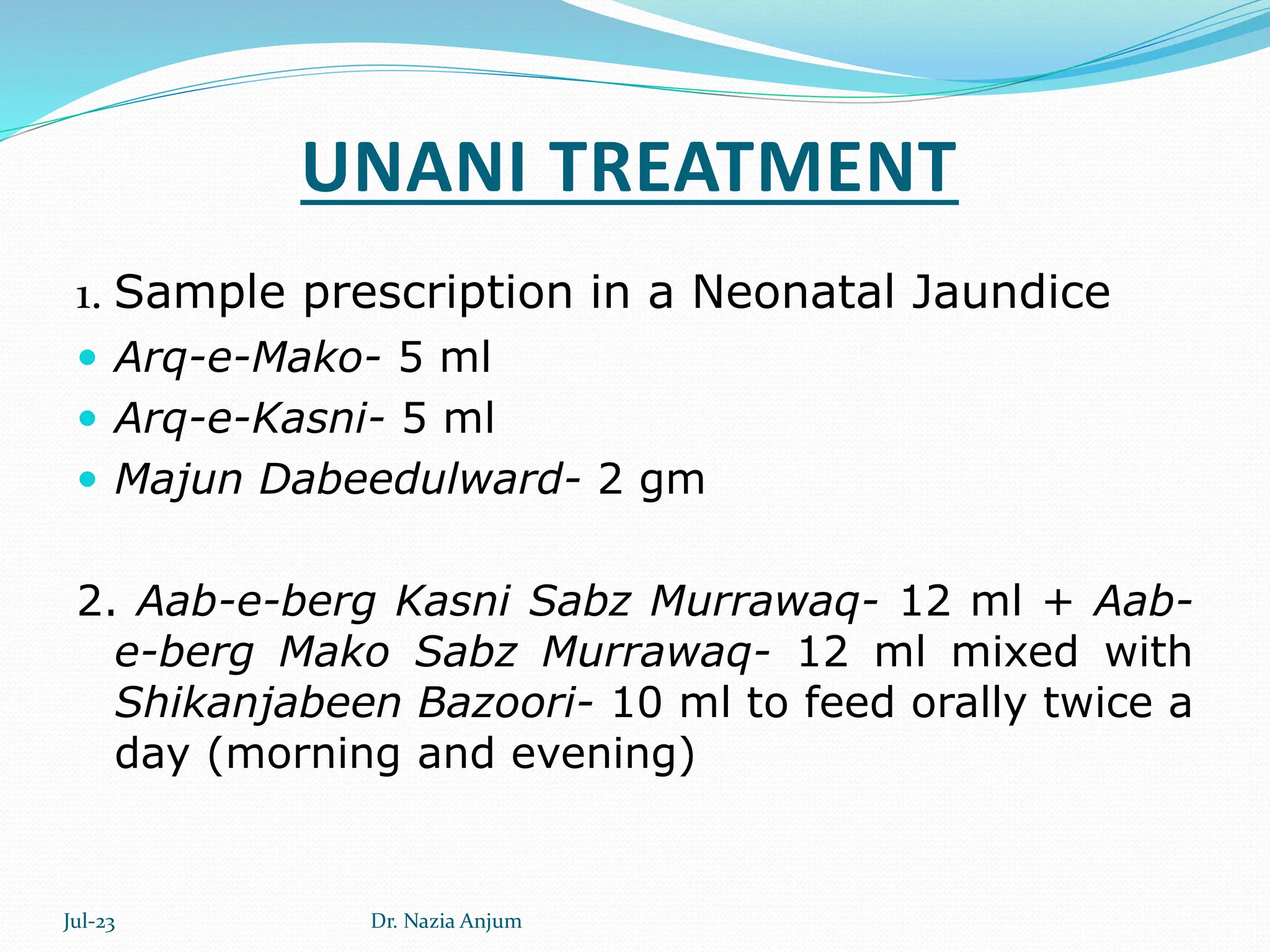 Neonatal Jaundice I Yarqan (Unani Concept).pptx