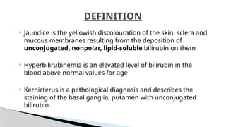 Neonatal Jaundice presentation paediatrics | PPTX