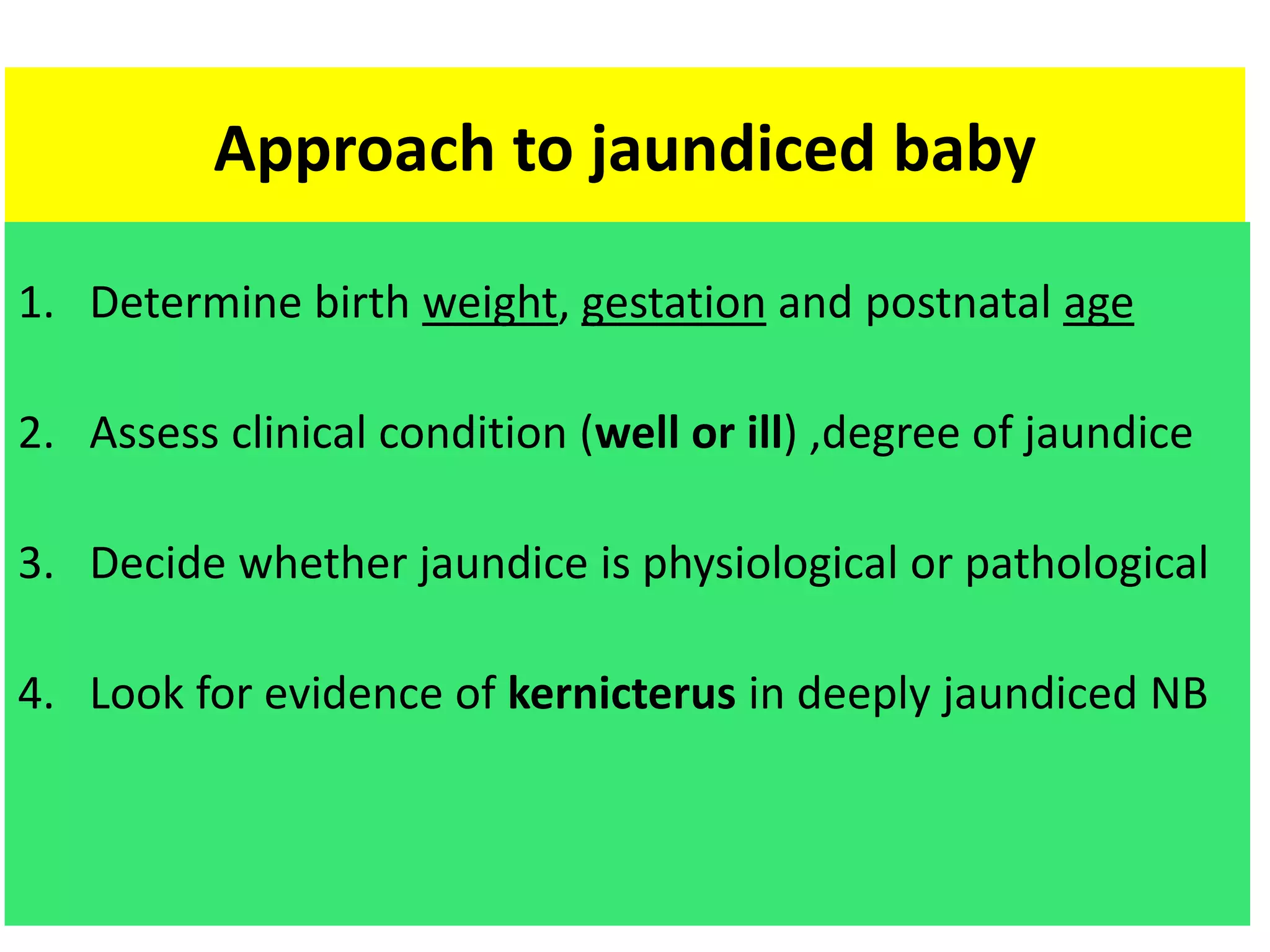 Neonatal jaundice - 2017 | PPTX