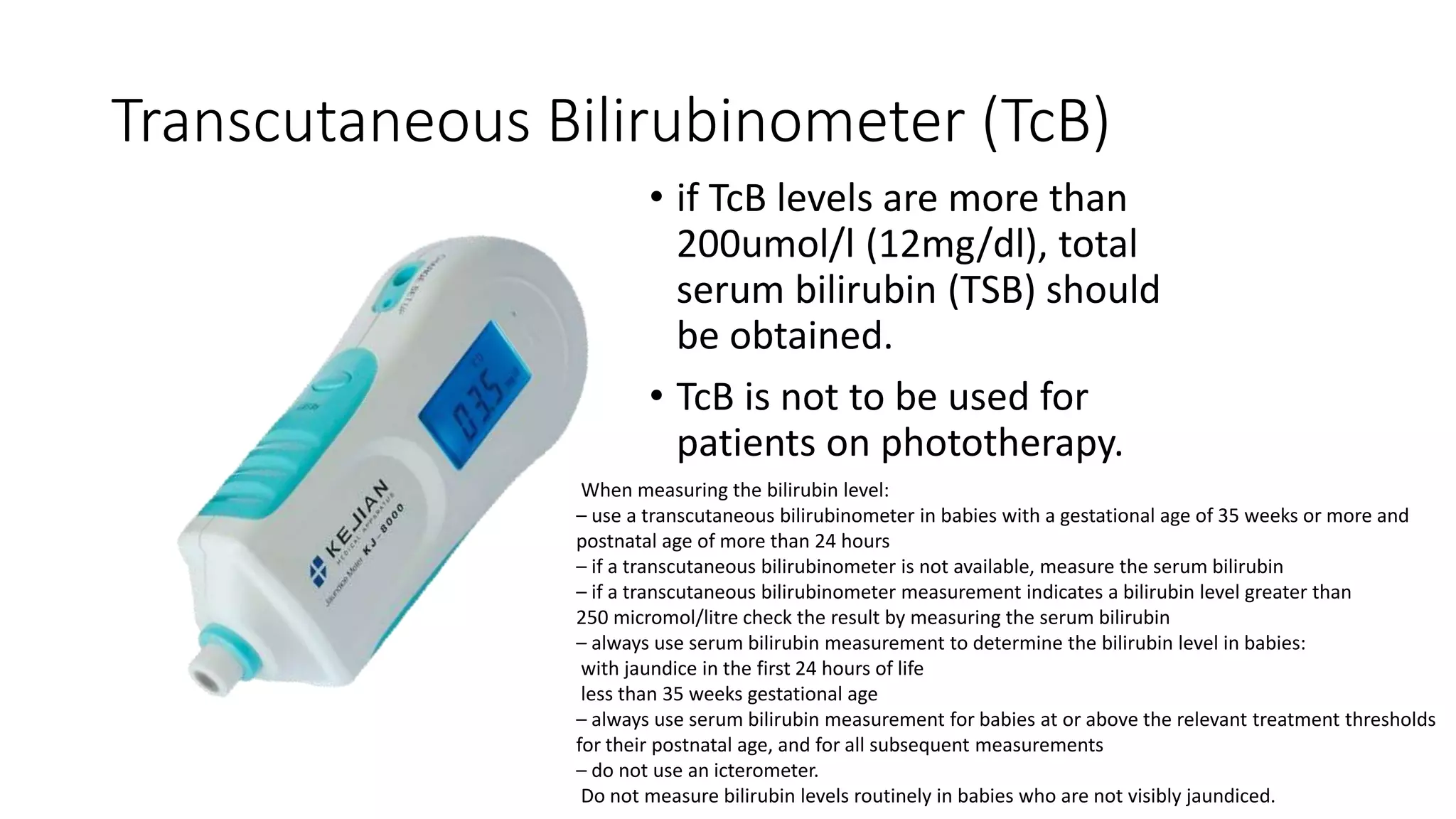 Neonatal jaundice Overview and management | PPTX