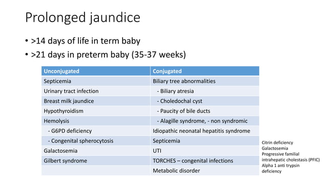 Neonatal jaundice Overview and management | PPTX
