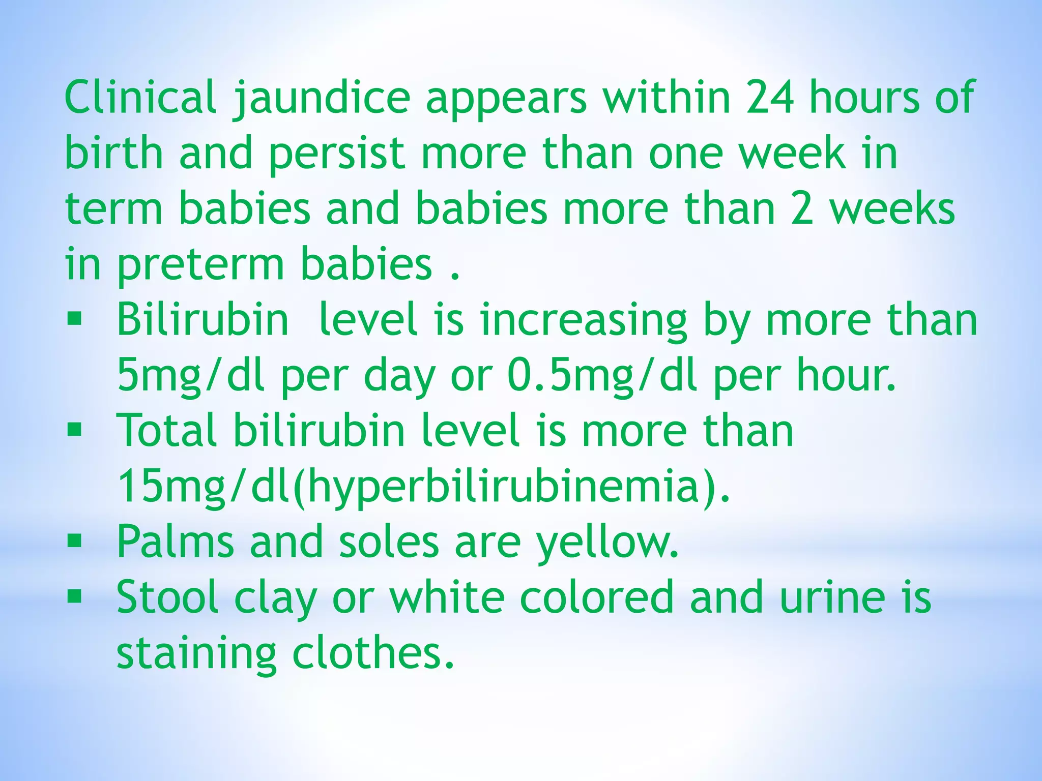 Neonatal jaundice presentation | PPTX