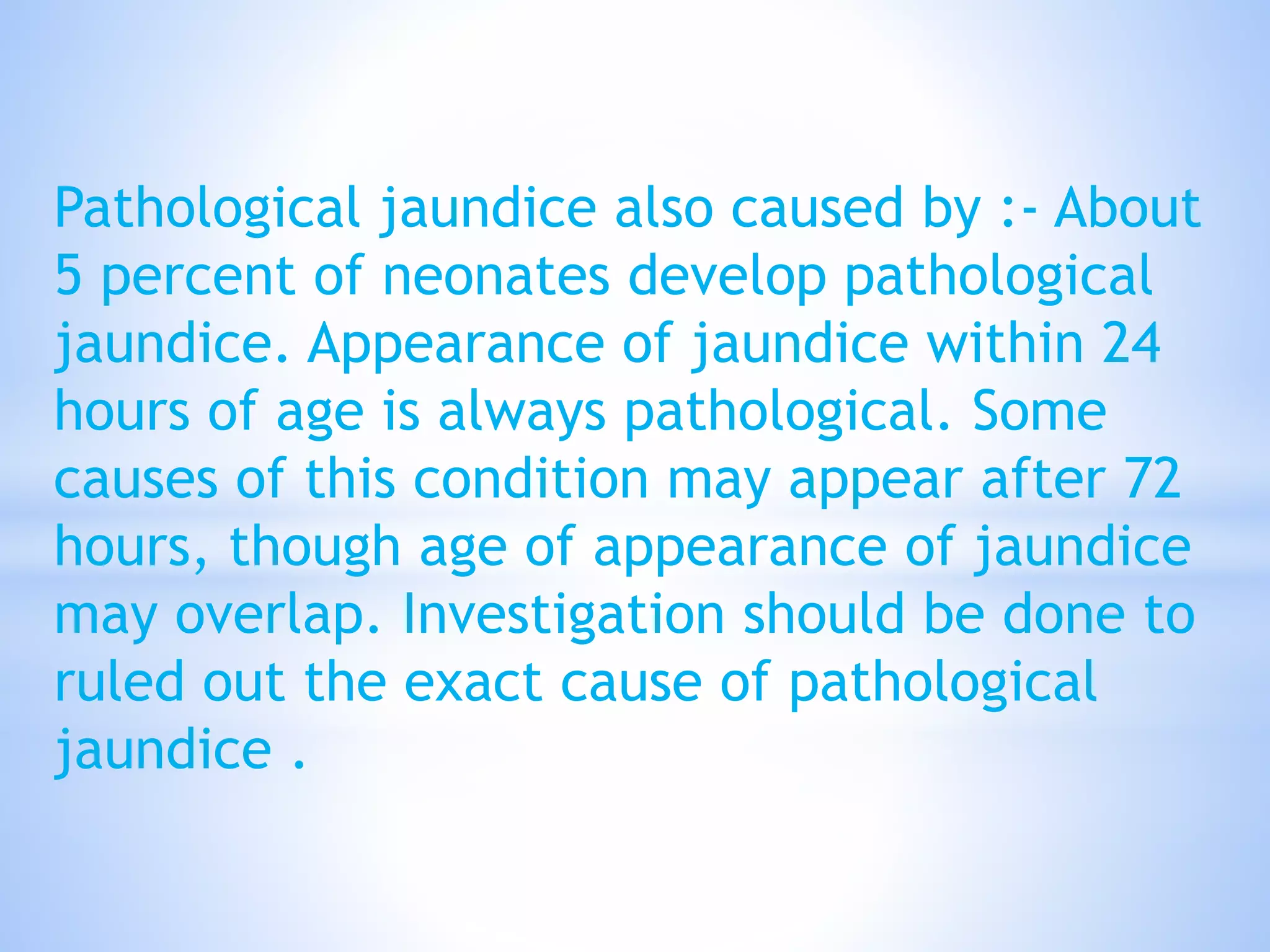Neonatal jaundice presentation | PPTX