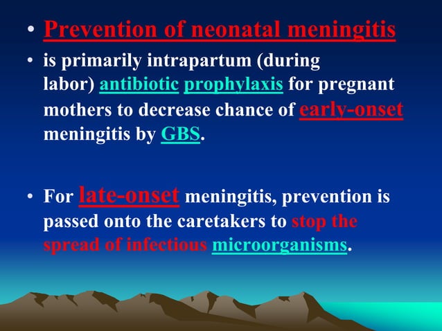 Neonatal Menngitis. Diagnosis and mangement ppt | PPT