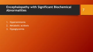Neonatal metabolic encephalopathy | PPTX
