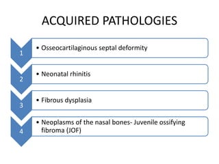 Neonatal nasal obstruction final | PPTX