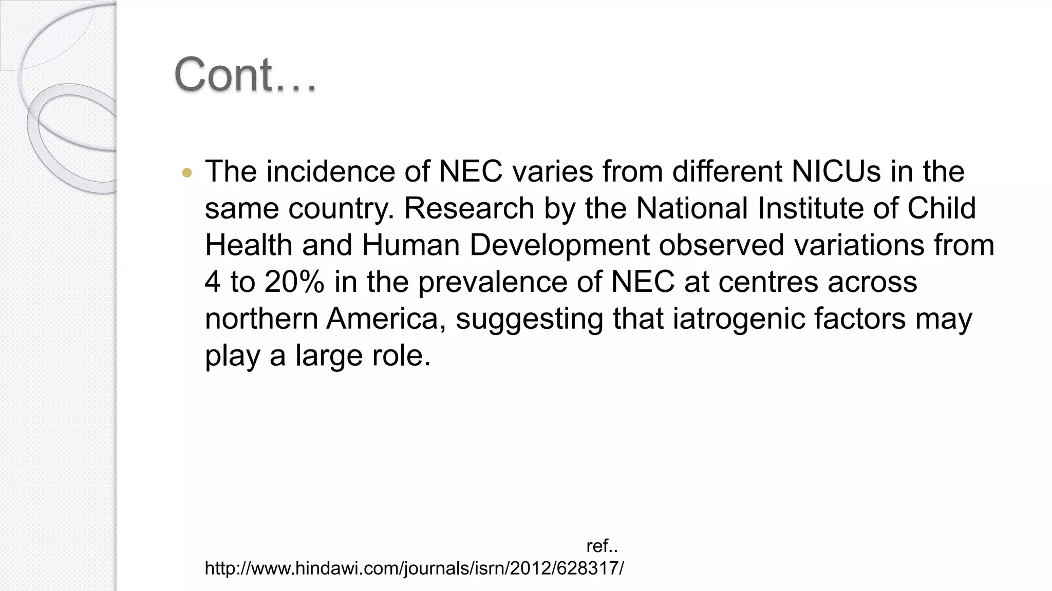 Neonatal Necrotizing Enterocolitis | PPTX