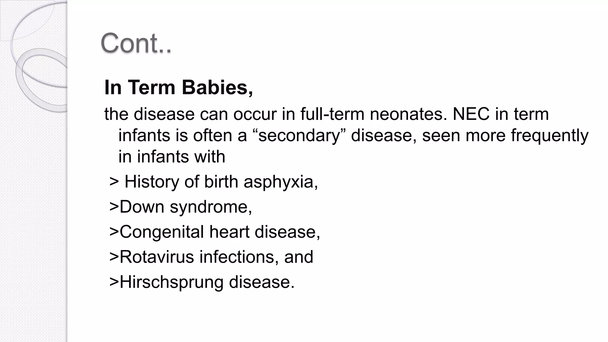 Neonatal Necrotizing Enterocolitis | PPTX