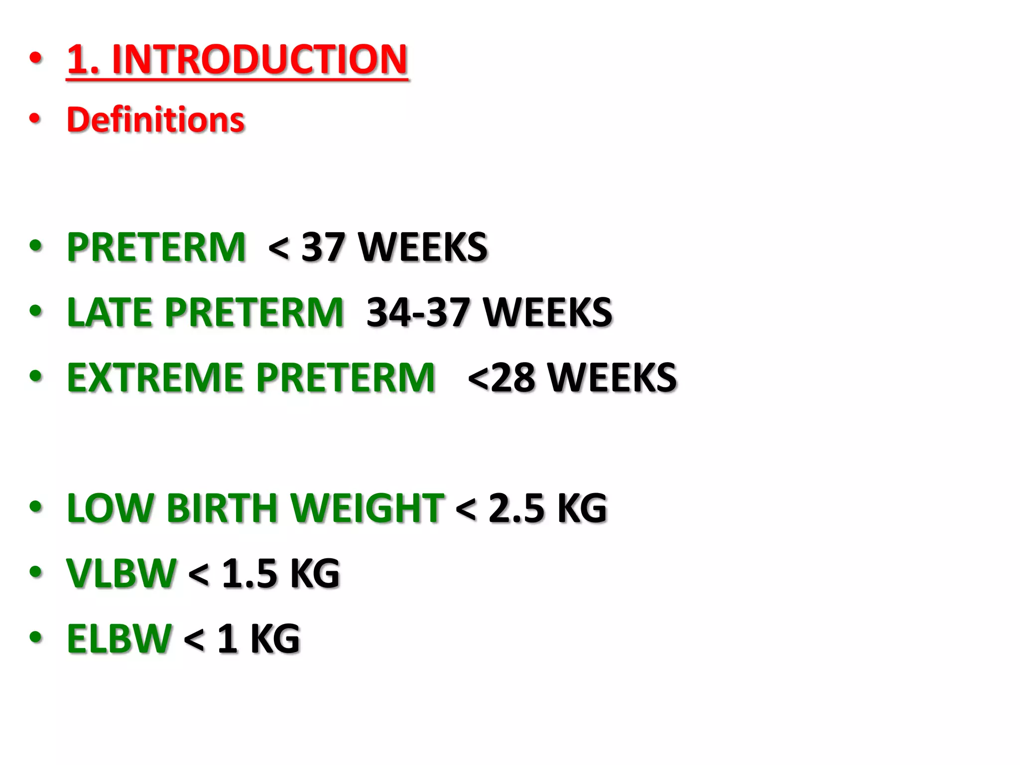 Neonatal Nursing of Extremely Premature Neonates - Dr Padmesh | PPTX