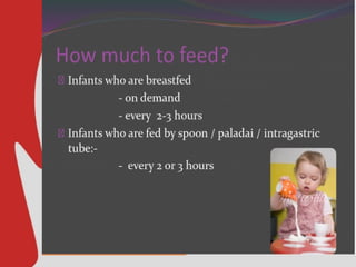 Neonatal Nutrition steps and problems and management | PPTX