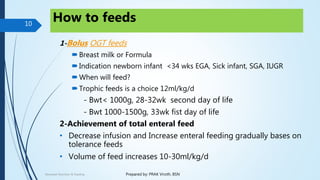 Neonatal nutrition and feeding | PPTX