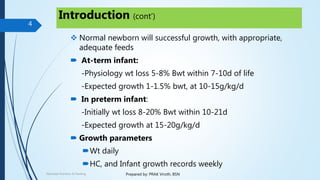 Neonatal nutrition and feeding | PPTX