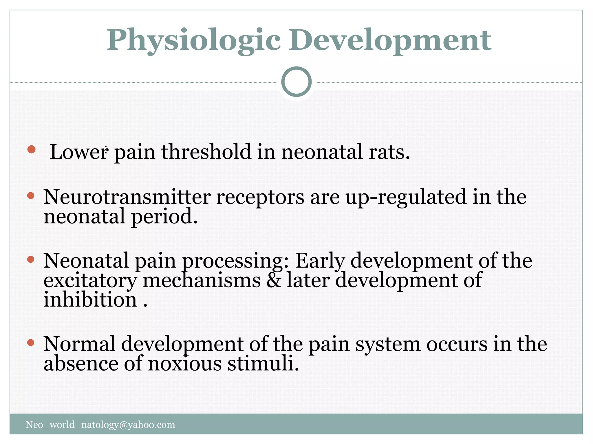Neonatal Pain | PPT