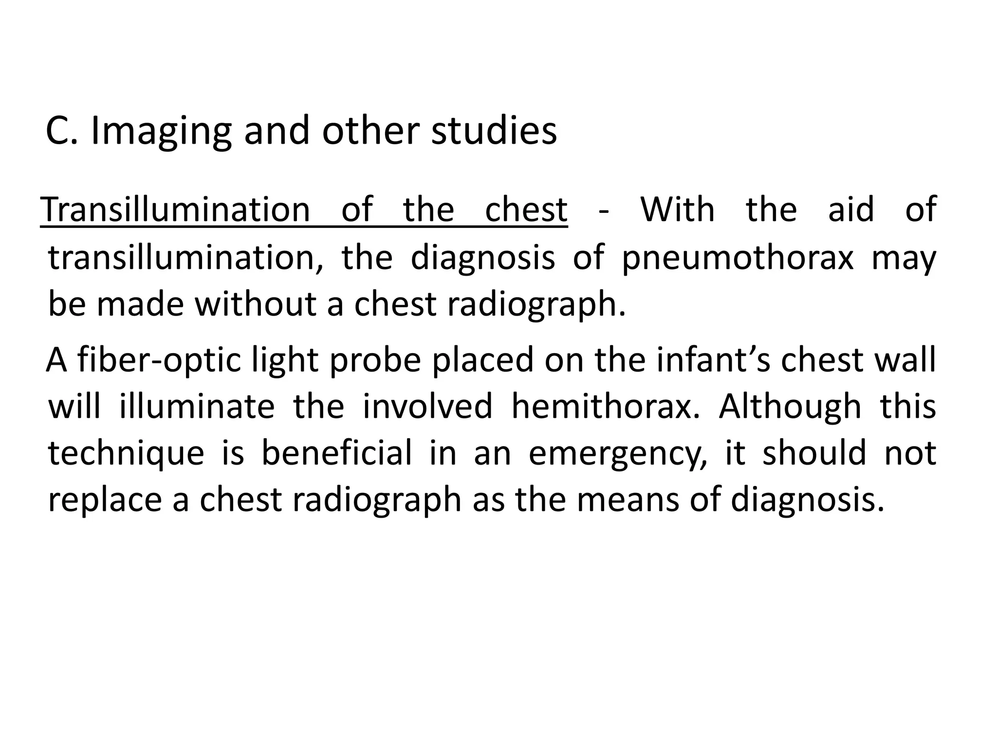 Neonatal pneumothorax | PPTX