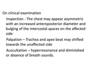 Neonatal pneumothorax | PPTX