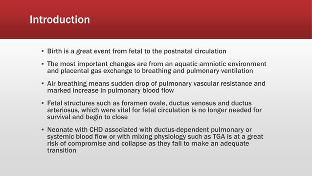 Neonatal presentation of congenital heart diseases- Dr. Sankha ...