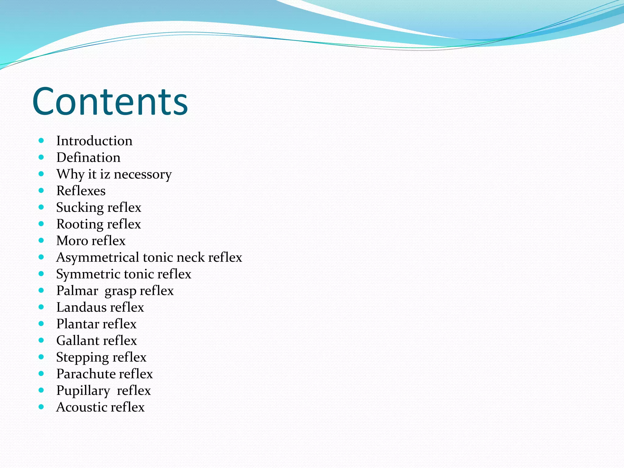 Neonatal reflexes by baneet | PPTX