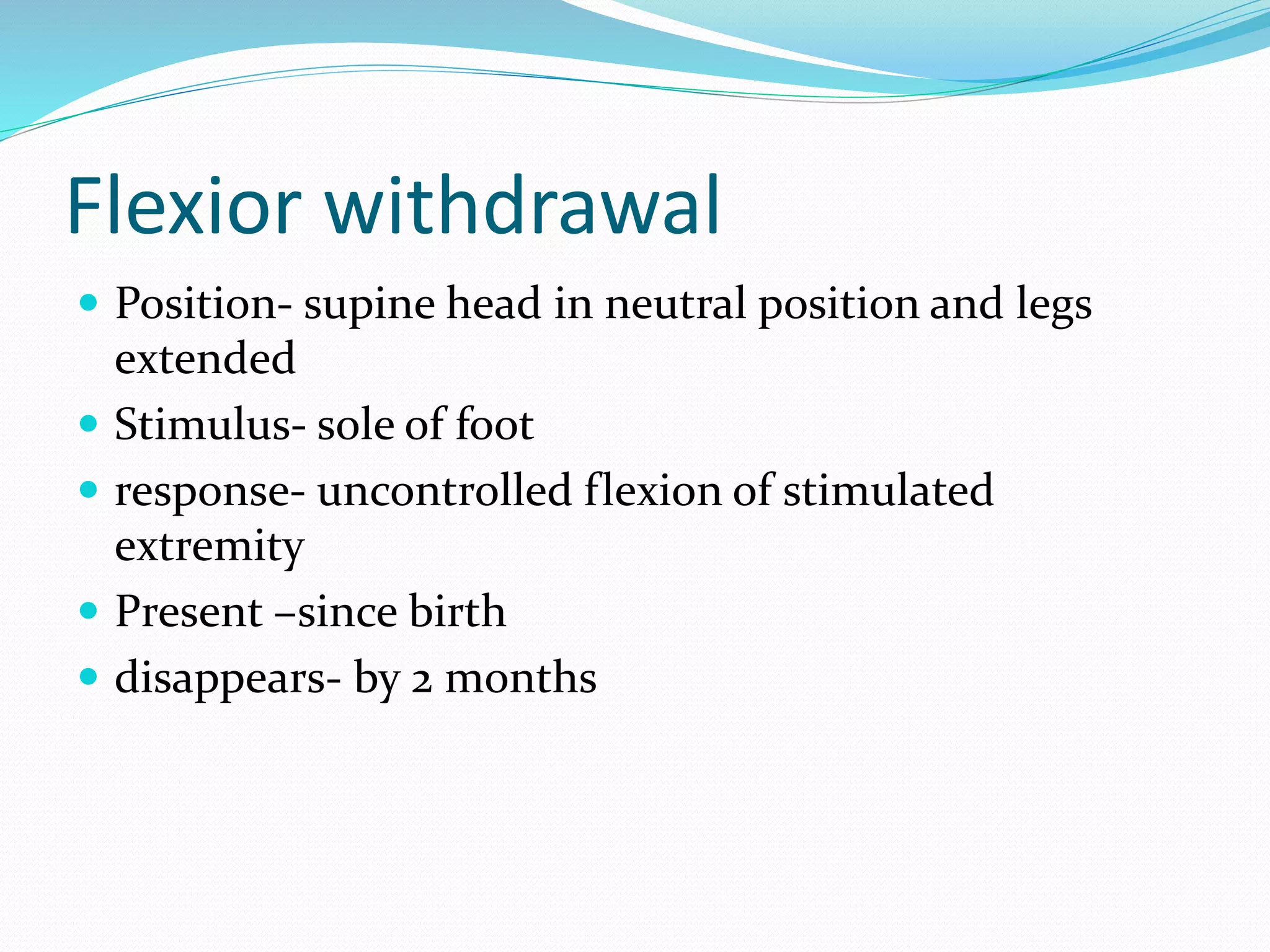 Neonatal reflexes by baneet | PPTX