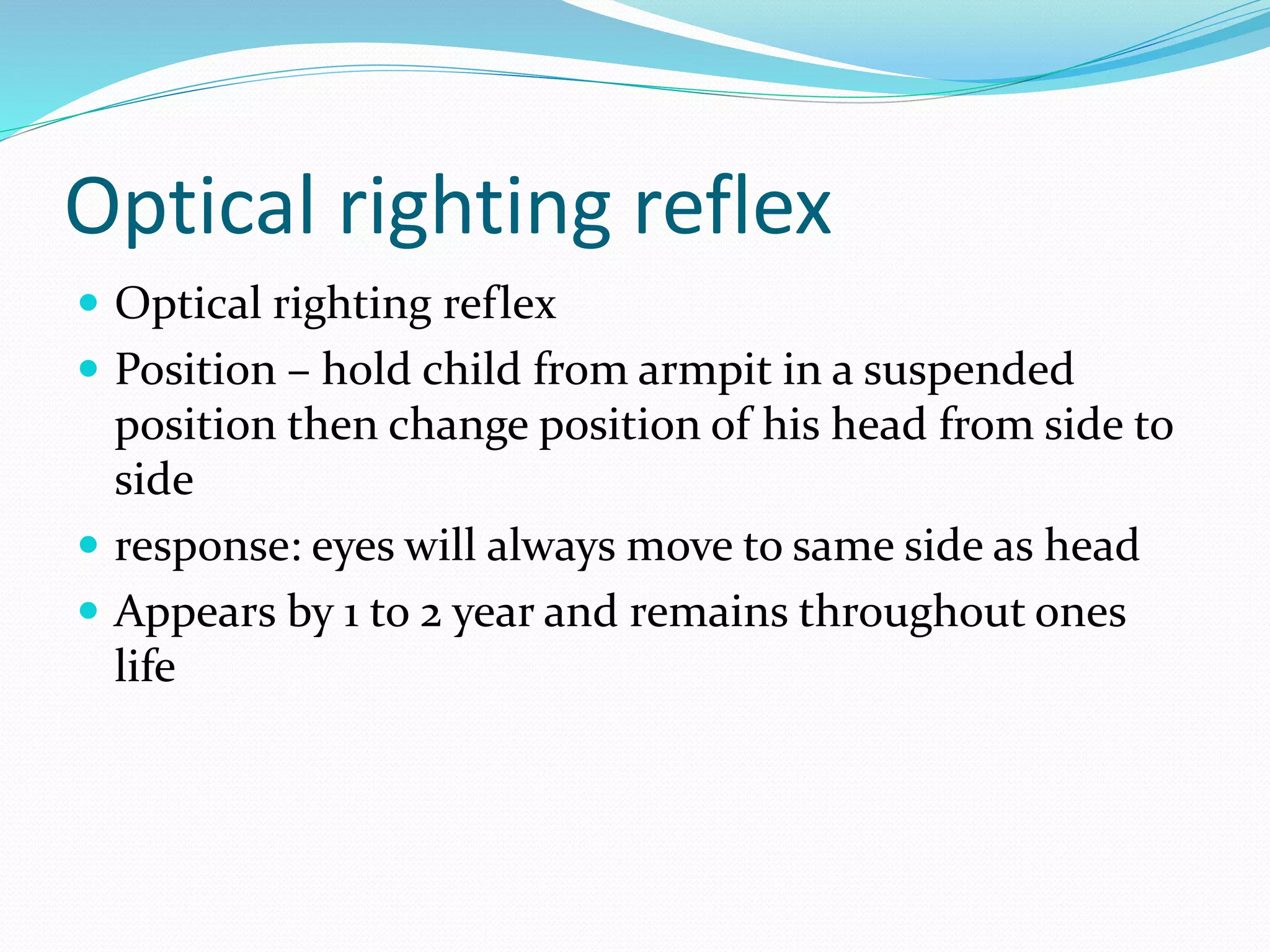 Neonatal reflexes by baneet | PPTX