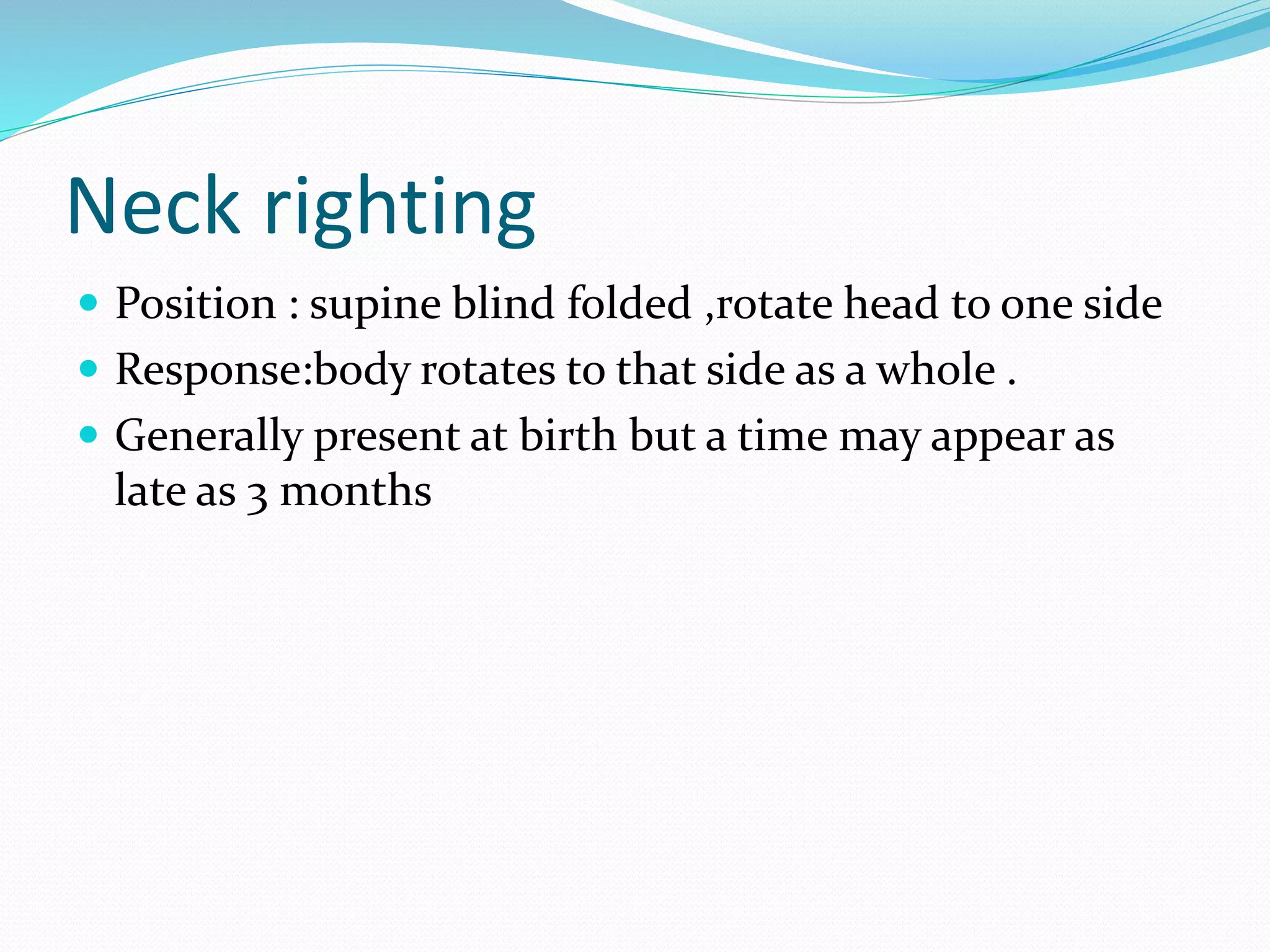 Neonatal reflexes by baneet | PPTX