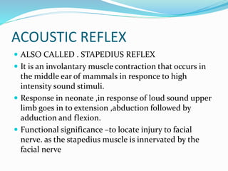 Neonatal reflexes by baneet | PPTX