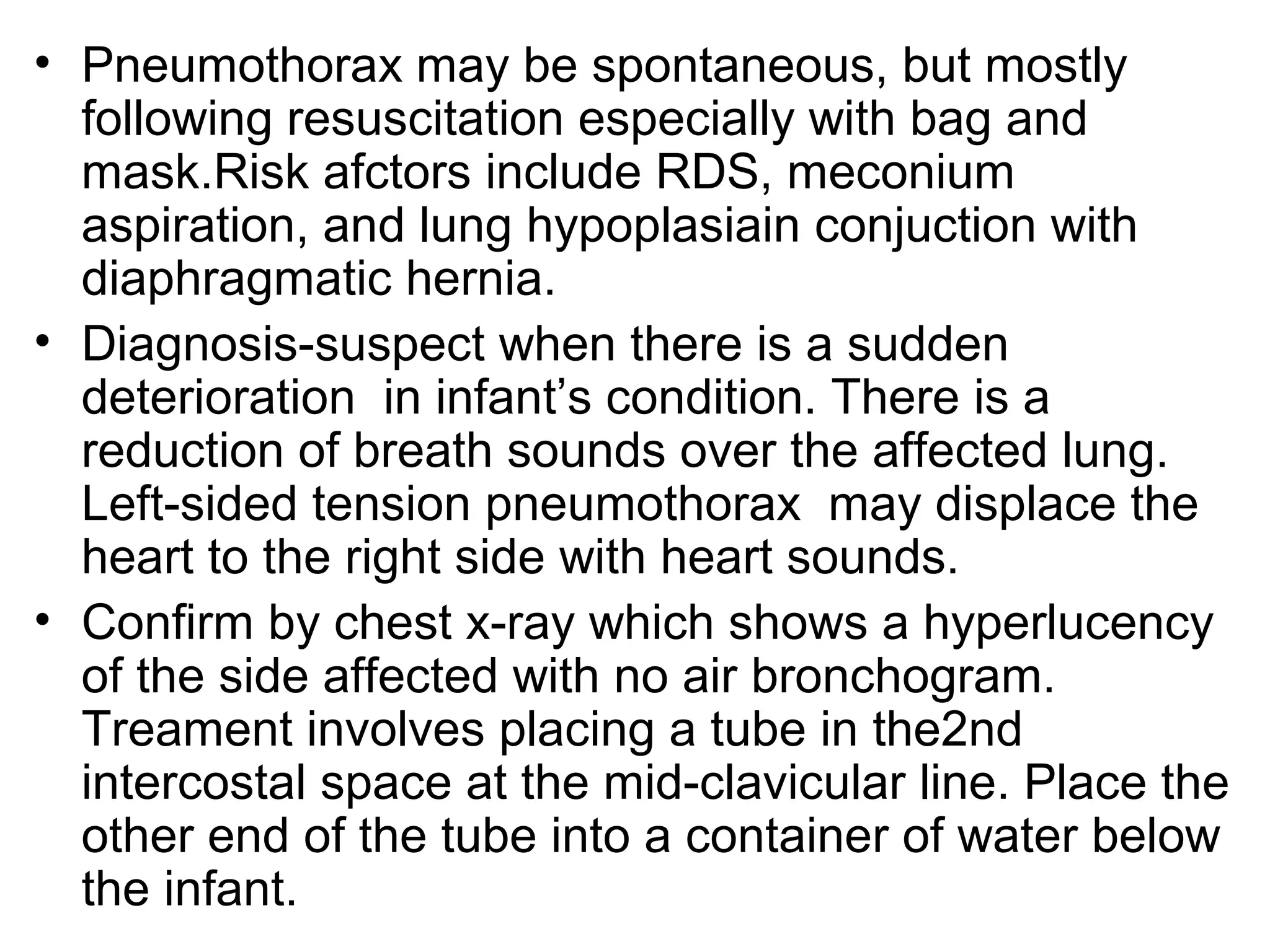 Neonatal respiratory diseases | PPT